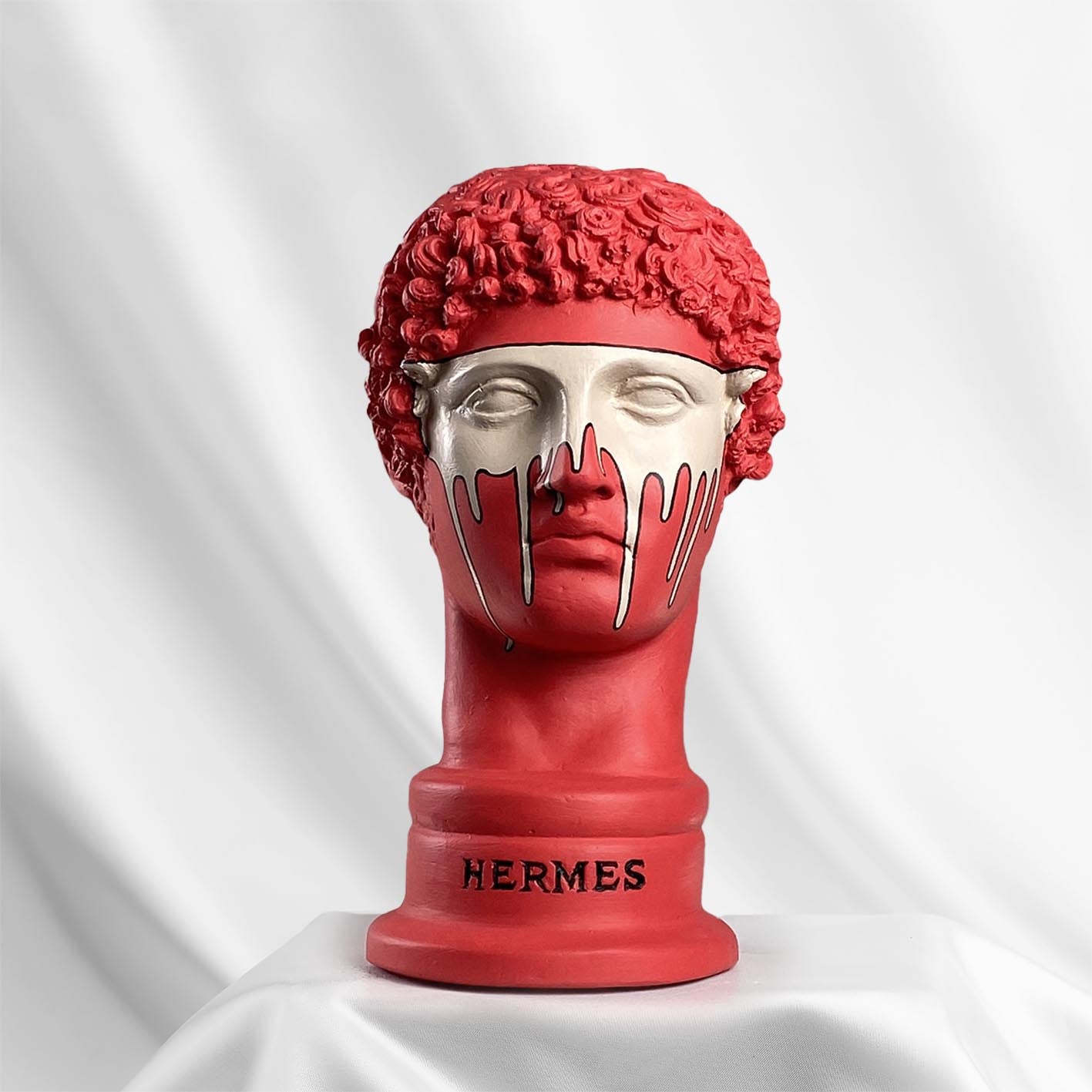 Buy Hermes "Dynamite Red" Sculpture - Unique Decor For Your Home